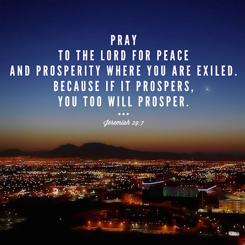 Plans to prosper you and not to harm you – Agents of Light